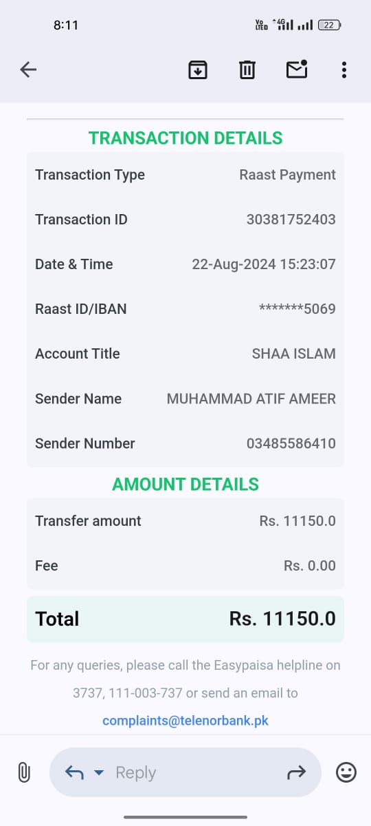 Jazzcash account recovery | Complaint.pk